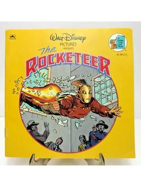 Disney | Other | Vtg The Rocketeer Golden Book Disney 991 Movie Cartoon ...